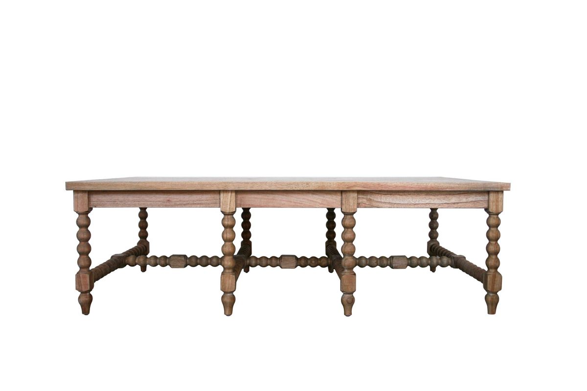 Stradbroke Bobbin Coffee Table - Plain Top - Abide Interiors