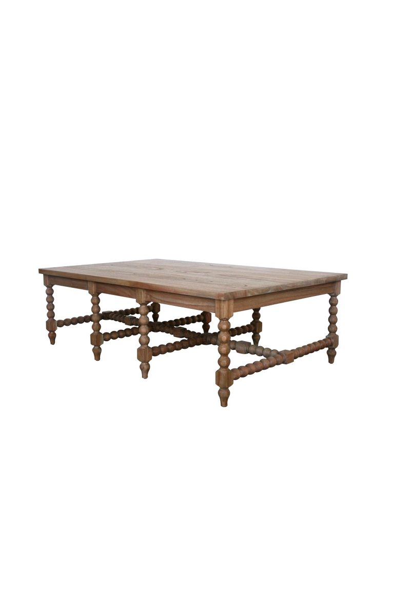 Stradbroke Bobbin Coffee Table - Plain Top - Abide Interiors