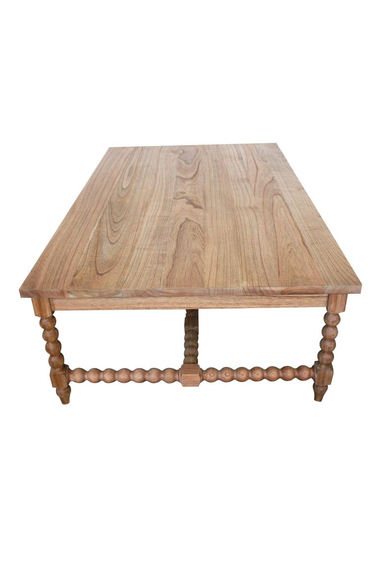 Stradbroke Bobbin Coffee Table - Plain Top - Abide Interiors