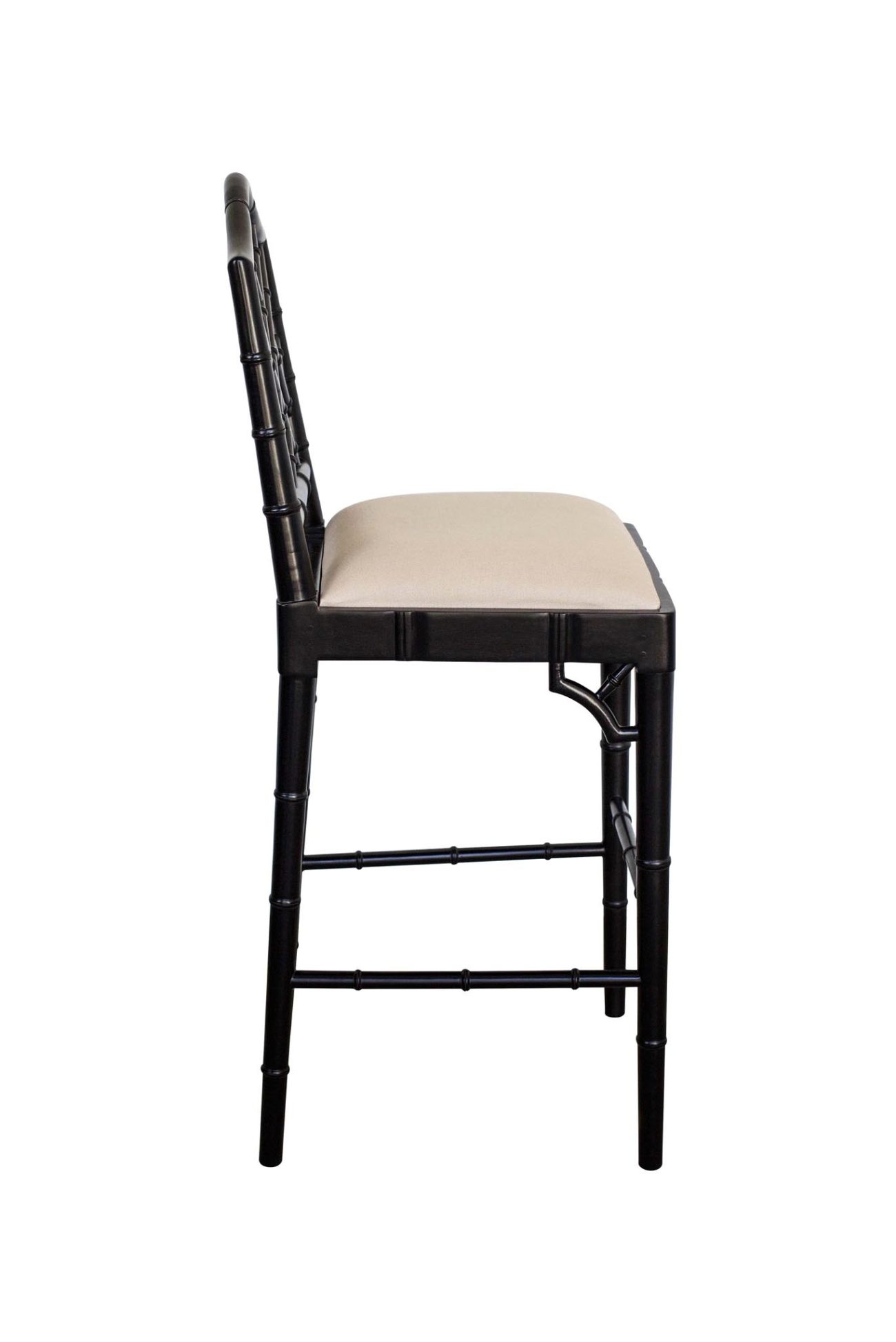 Chippendale Counter Stool - Black - Abide Interiors