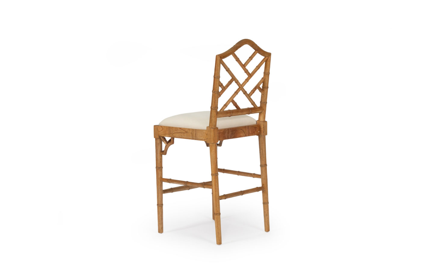 Chippendale Counter Stool - Weathered Oak - Abide Interiors