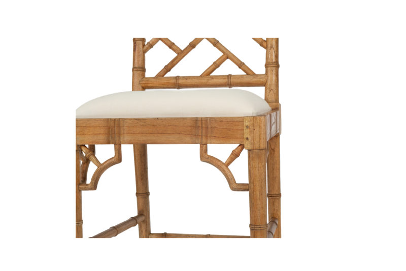 Chippendale Counter Stool - Weathered Oak - Abide Interiors