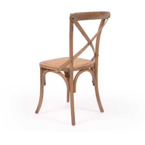 Cross Back Chair – Natural Oak – Abide Interiors