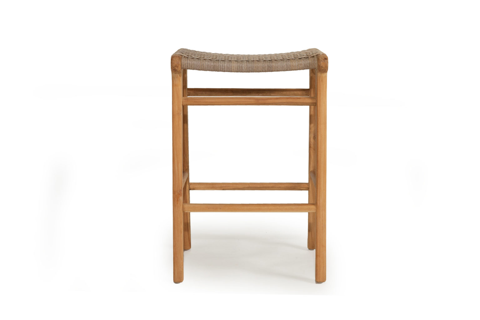 Zen Backless Counter Stool - Washed Grey - Abide Interiors