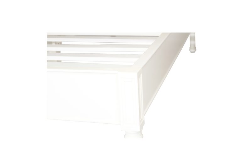 Hamilton Cane Bed - Super King Size - Low End - White - Abide Interiors