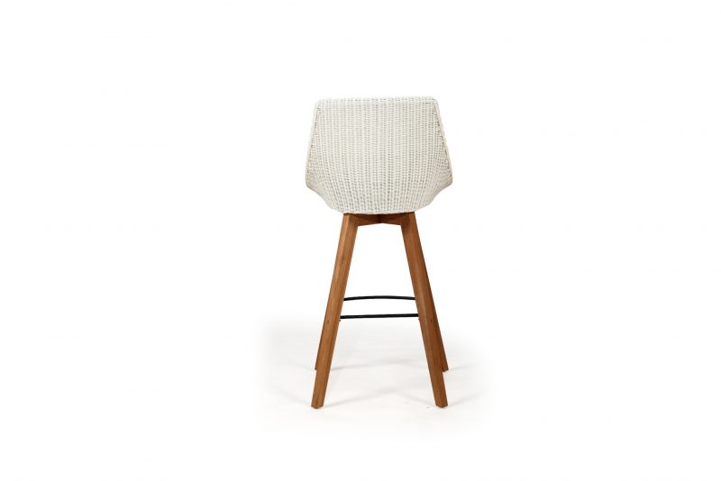 Oceanic Outdoor Bar Stool - White - Abide Interiors