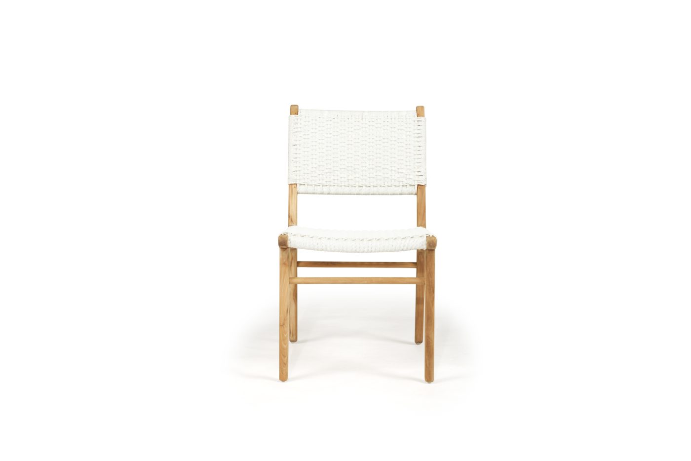 Zen Dining Chair - White (Close Weave) - Abide Interiors