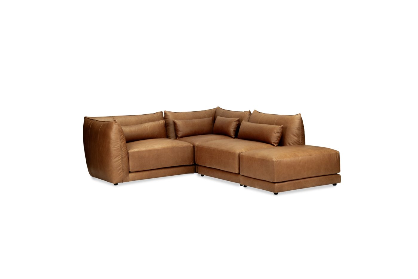 Sunday Modular Sofa - Trends Saddle Leather - Abide Interiors