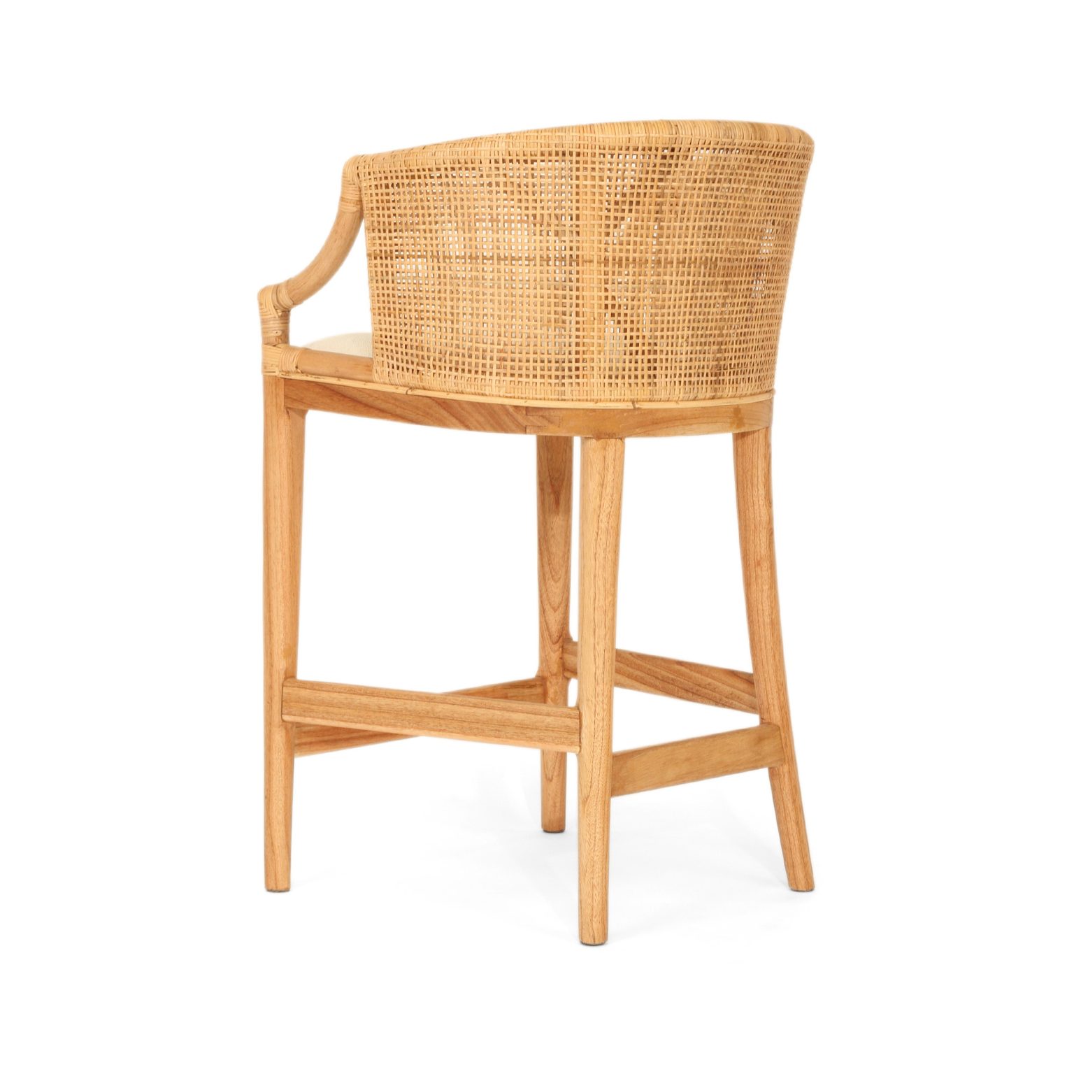 Kingston Counter Stool - By Serrata Living - Natural or Dark Brown ...
