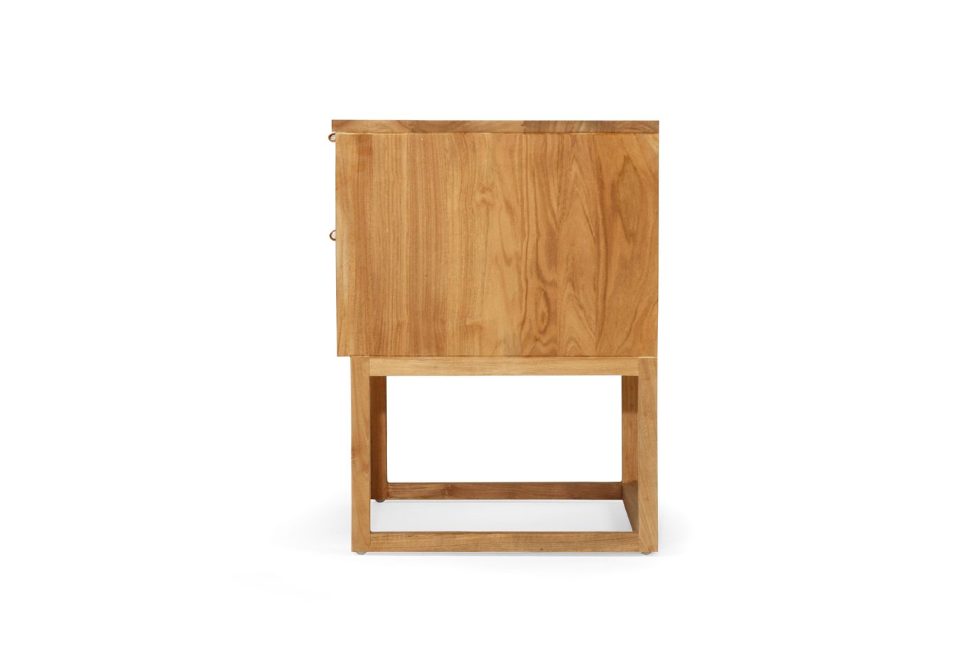 Flynn Bedside Table - 2 Drawer -Natural - Abide Interiors