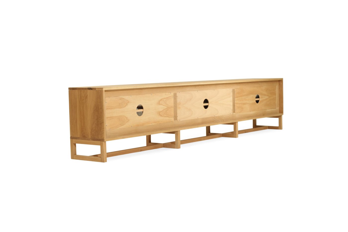 Clovelly Entertainment Unit - Six Door - Arch Windows - Natural - Abide ...