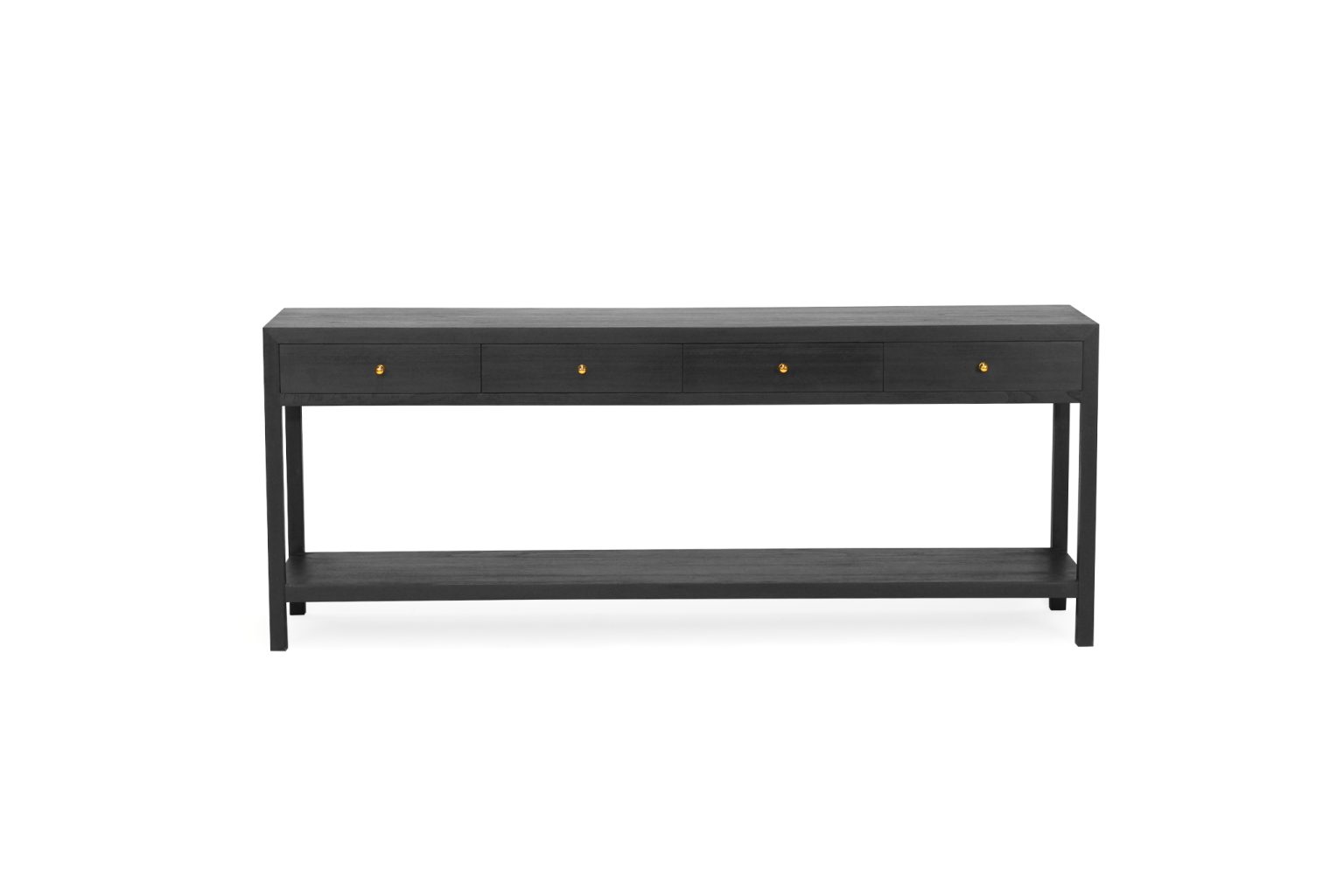 Lindsay Console Table 200cm - Black - Abide Interiors