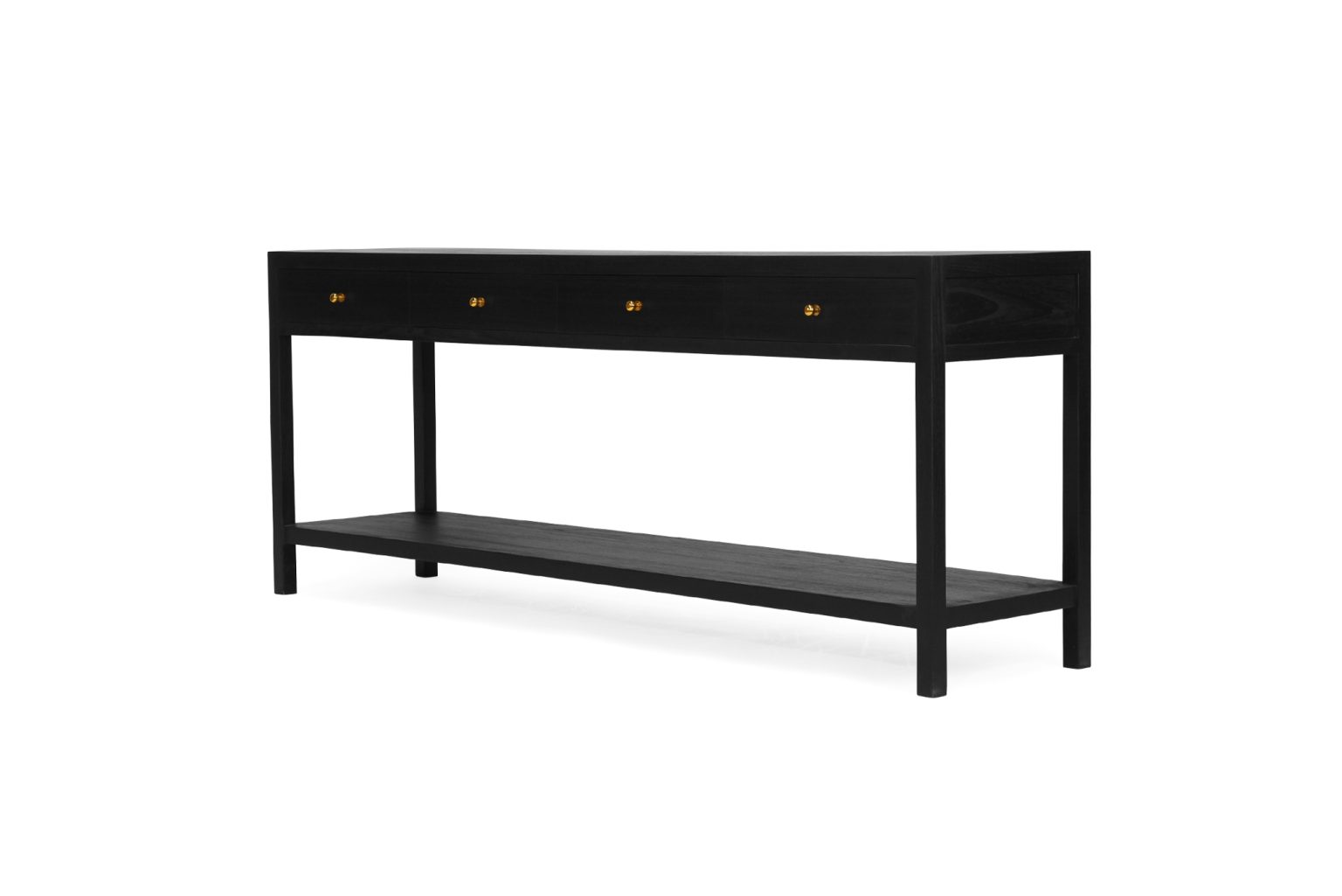 Lindsay Console Table 200cm - Black - Abide Interiors
