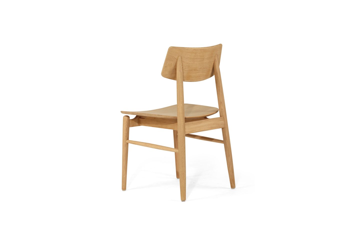 Harlow Dining Chair - Natural with Timber Seat - Abide Interiors