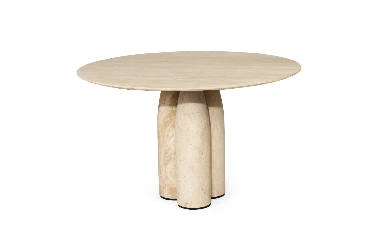 Elio Travertine Dining Table - 130cm - Abide Interiors
