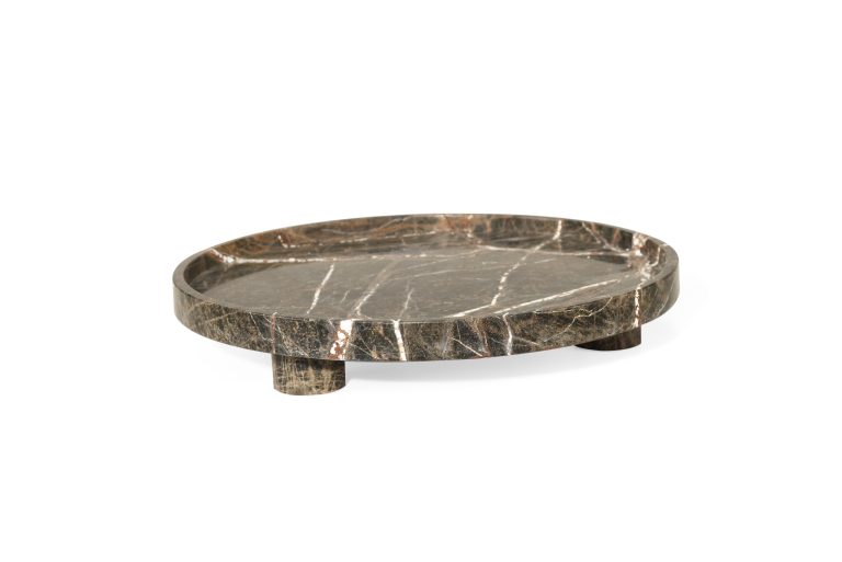 Jillian Serving Stand - Forest Green - Abide Interiors