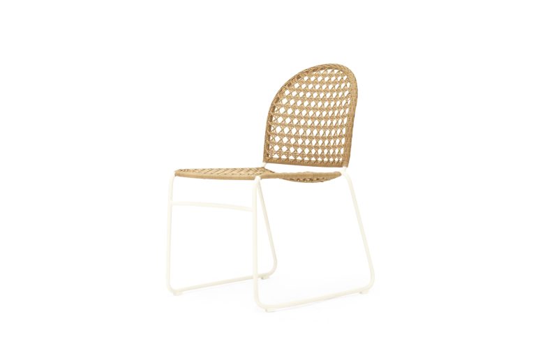 Archer Outdoor Side Chair - Natural - Abide Interiors